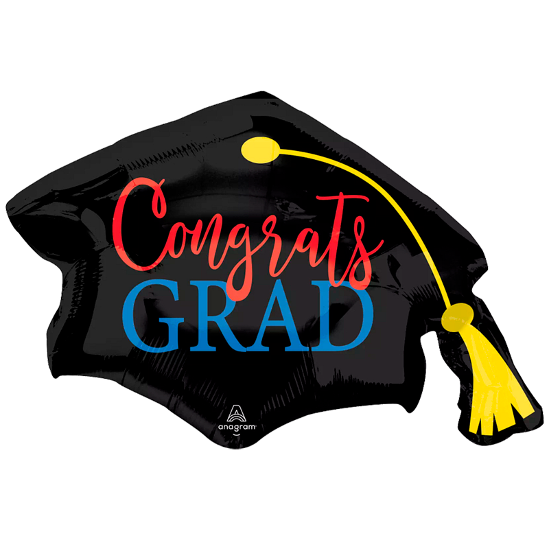 Congrats Grad Red & Blue – Todo Globos